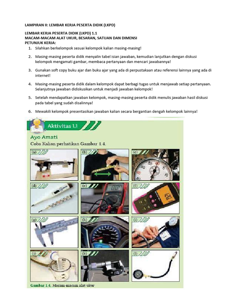 TUGAS FISIKA TENTNG PENGUKURAN 1 | PDF