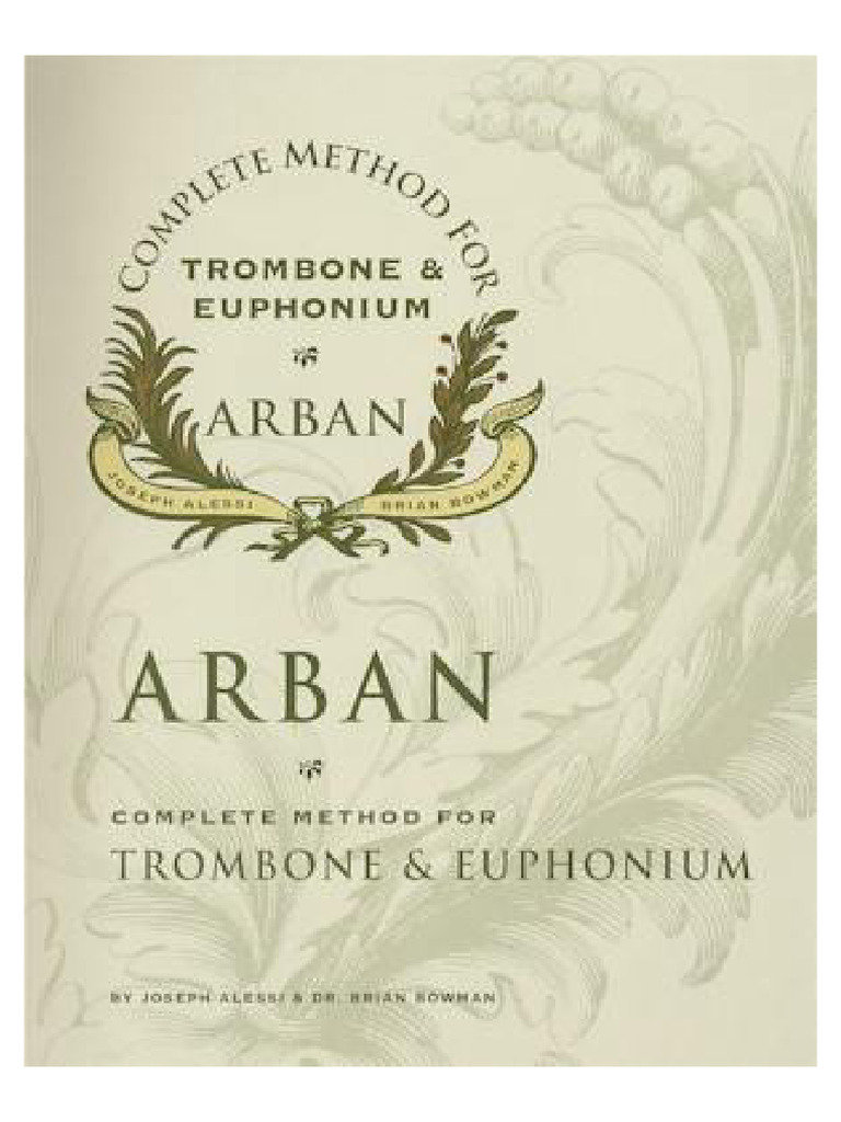 Arban Method For Trombone | PDF