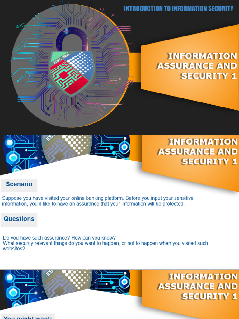 Introduction to Information Assurance | PDF | Security | Computer Security