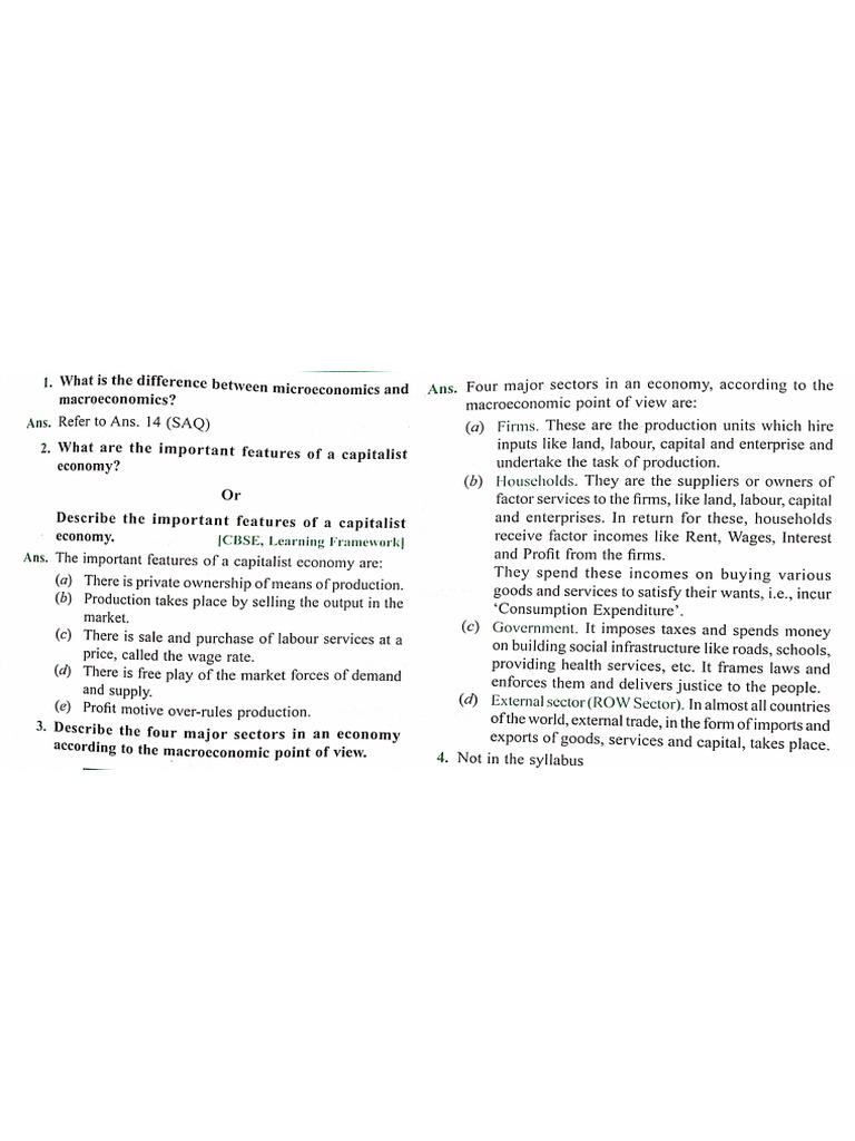 CHP 1 Macro Eco | PDF