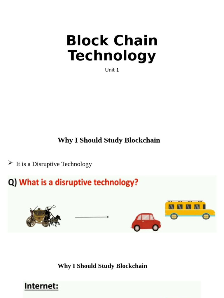 Block Chain - Unit-1 | PDF