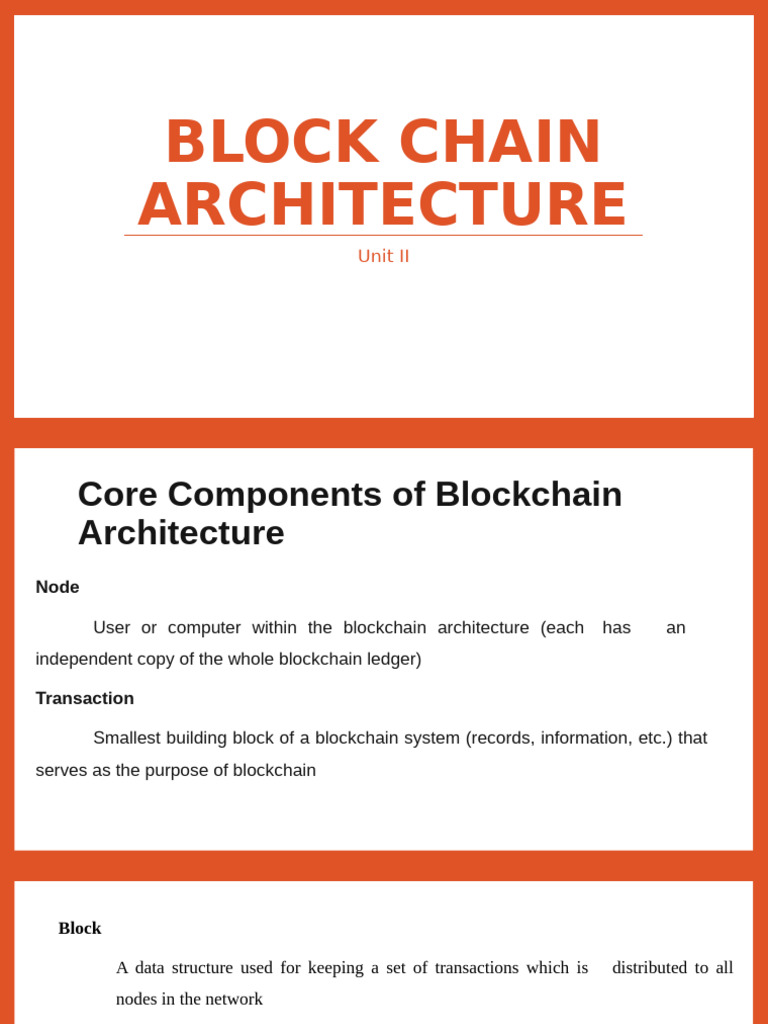 Block Chain - Unit-2 | PDF