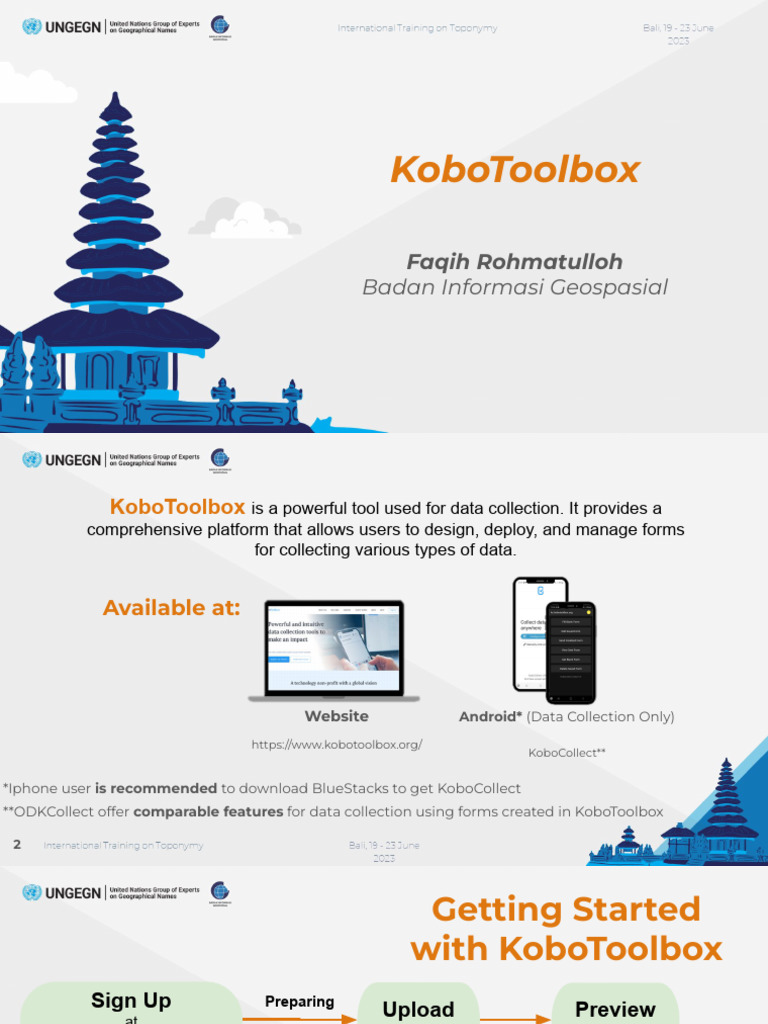 Manual Guide - Data Collection With KoboToolbox - PPT | PDF