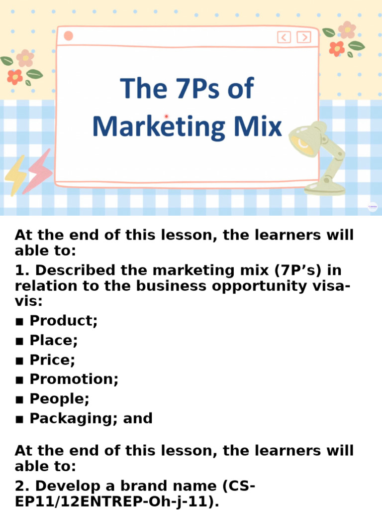 Module 5 7 PS of Marketing and Branding | PDF