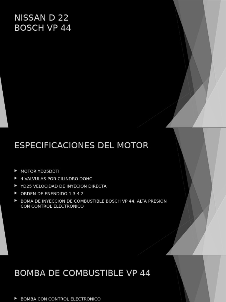 NISSAN VP 44 Casi Terminado | PDF