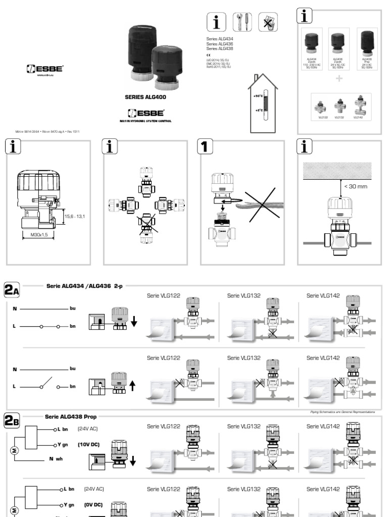 Esbe ALG400 Installation Instruction | PDF