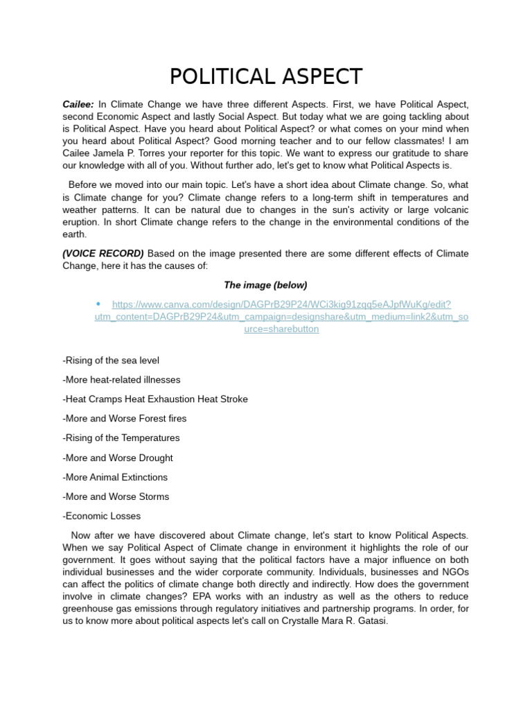 Updated POLITICAL SCRIPT | PDF