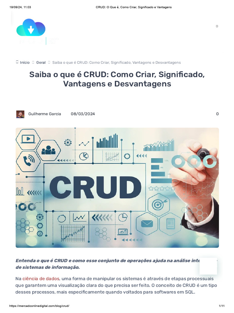CRUD - O Que É, Como Criar, Significado e Vantagens | PDF