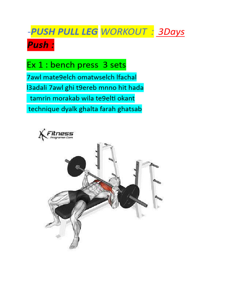 PPL WORkout | PDF