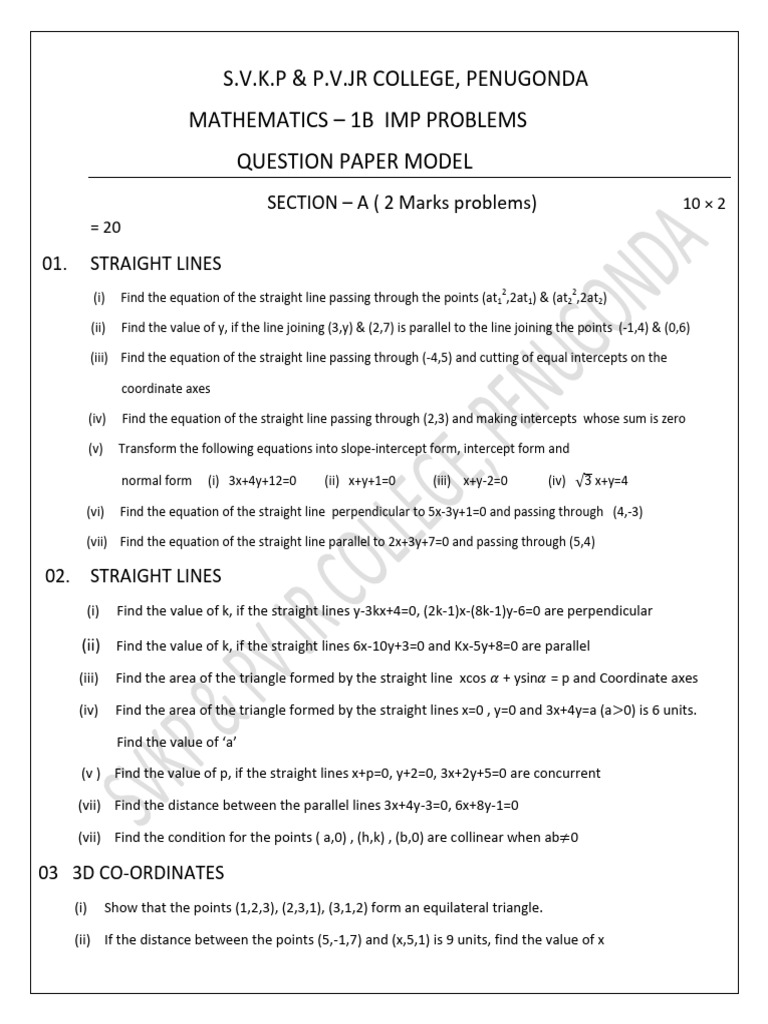 GSP 1B Imp QP Model | PDF
