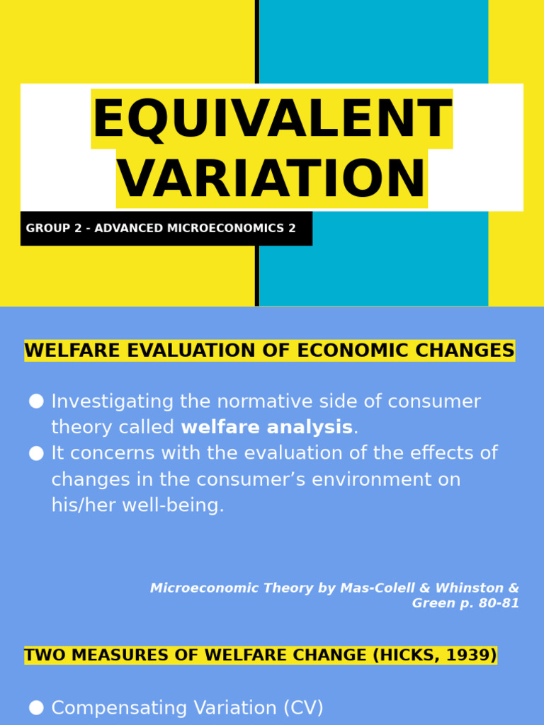 Equivalent Variation | PDF