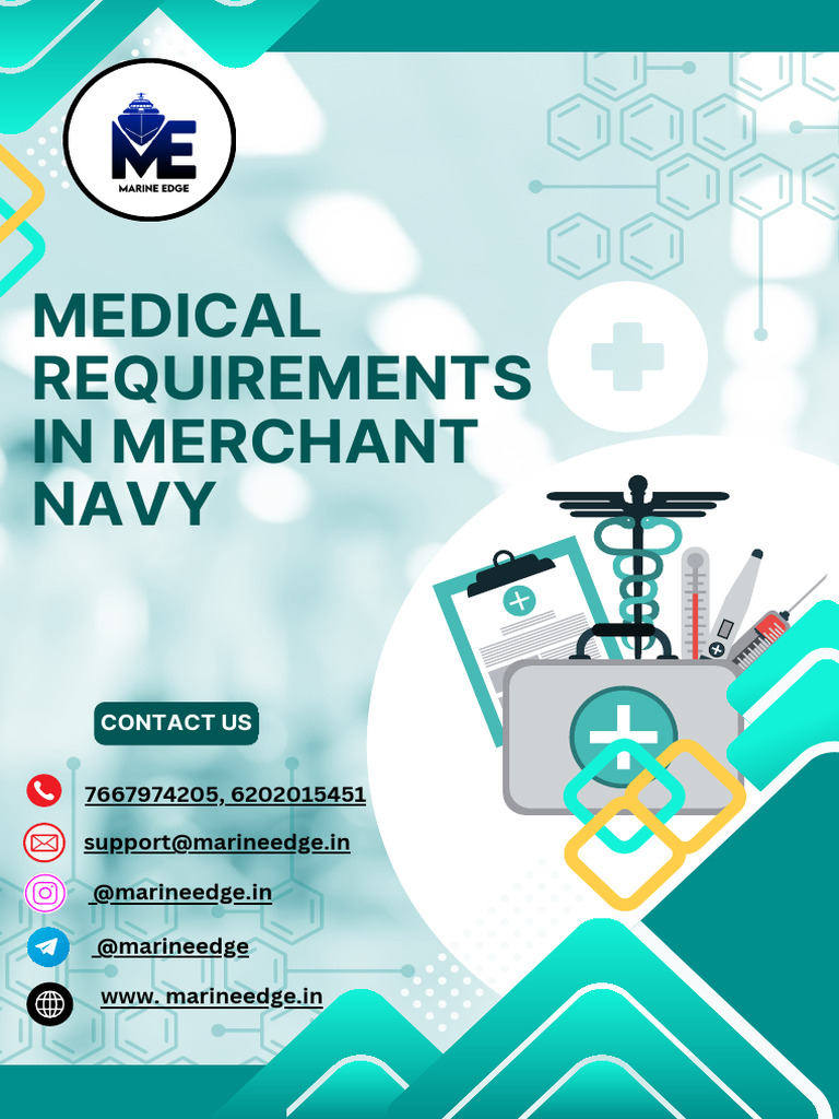 Medical Requirements by Marine Edge | PDF