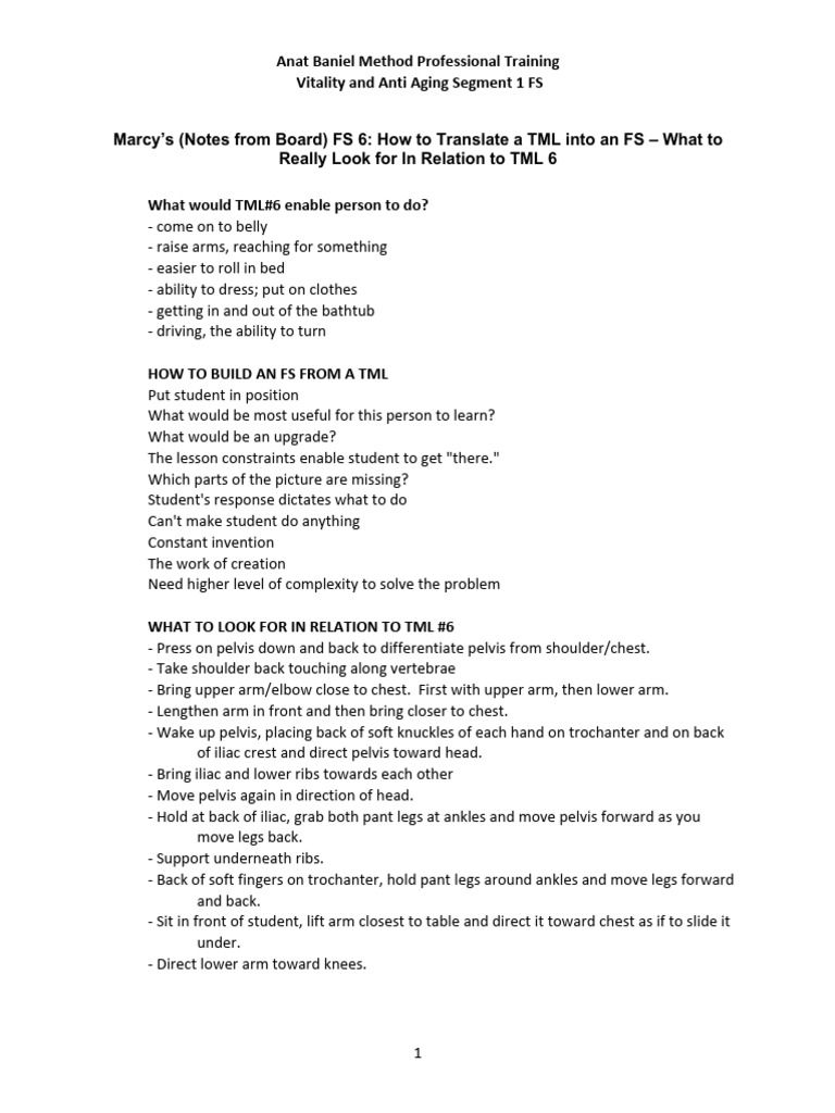 VAA S1 FS6 Marcys Notes | PDF