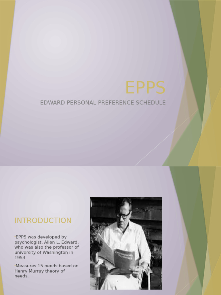 EPPS Presentation | PDF