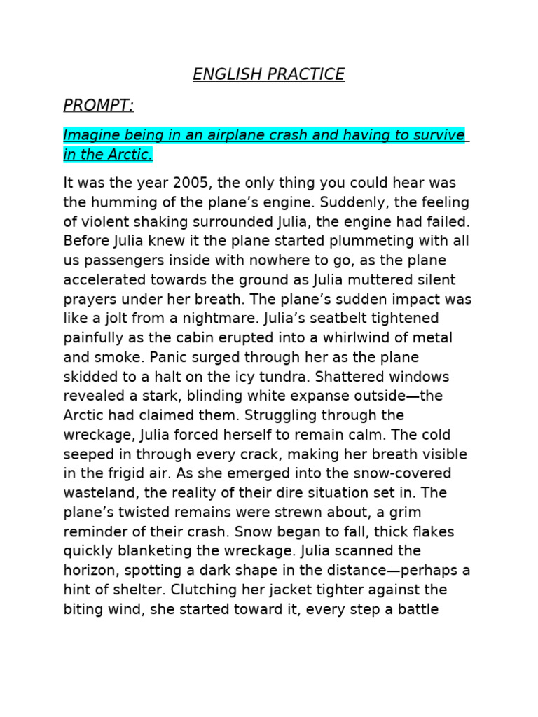 ENGLISH PRACTICE | PDF