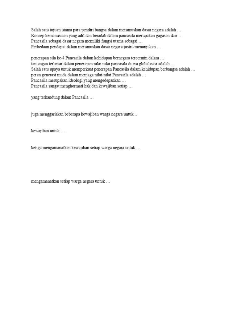 Kisi2 PPKN 2025 Ganjil | PDF