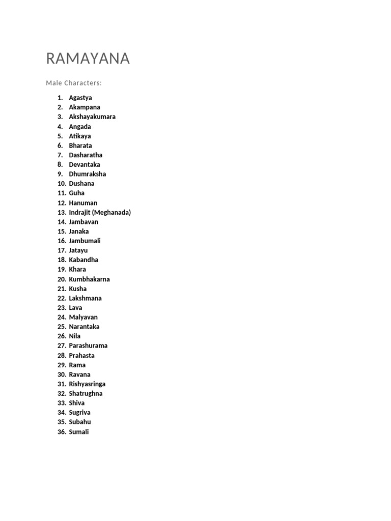 RAMAYANA AutoRecovered | PDF