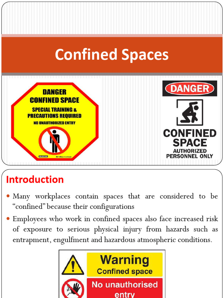 Confined Space | PDF