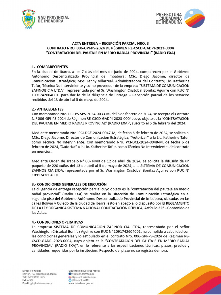 Acta Entrega Recepción 3 Signed Signed Signed | PDF