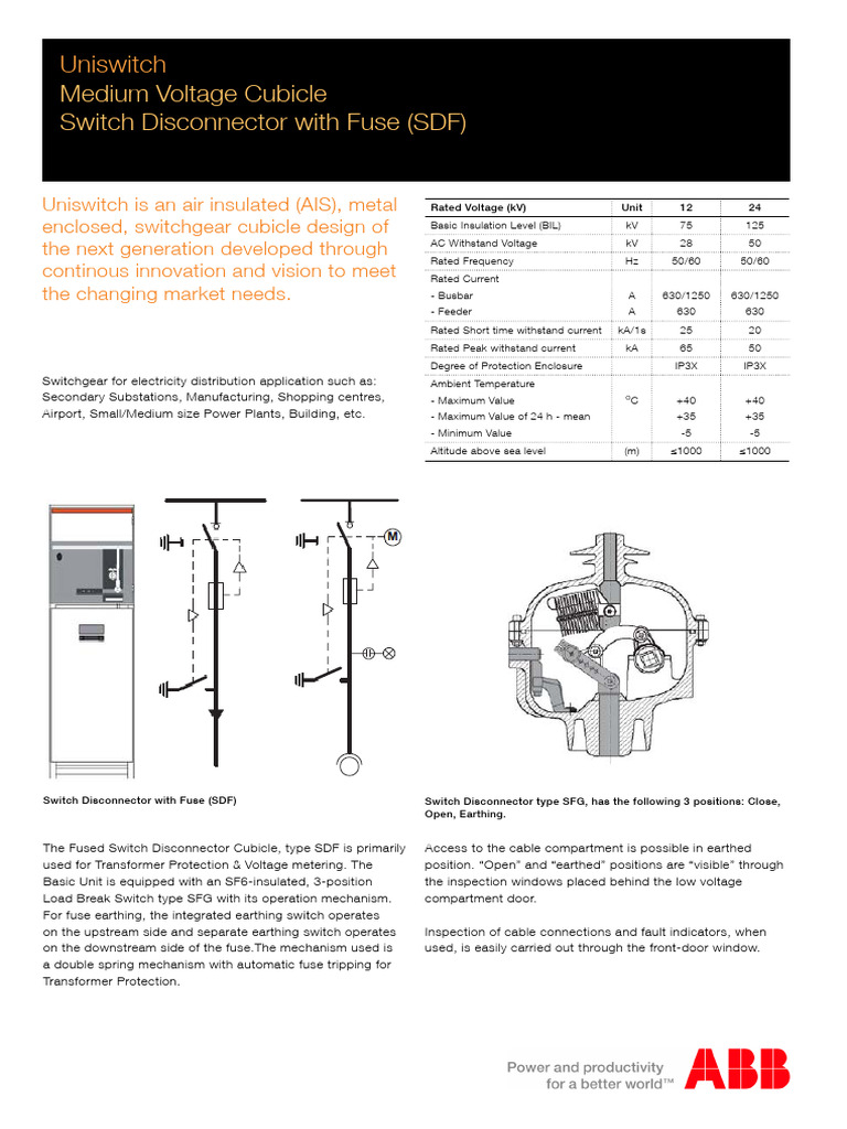 Leaflet - Uniswitch SDF | PDF