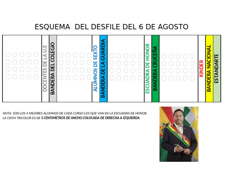 Esquema Del Desfile Escolar | PDF