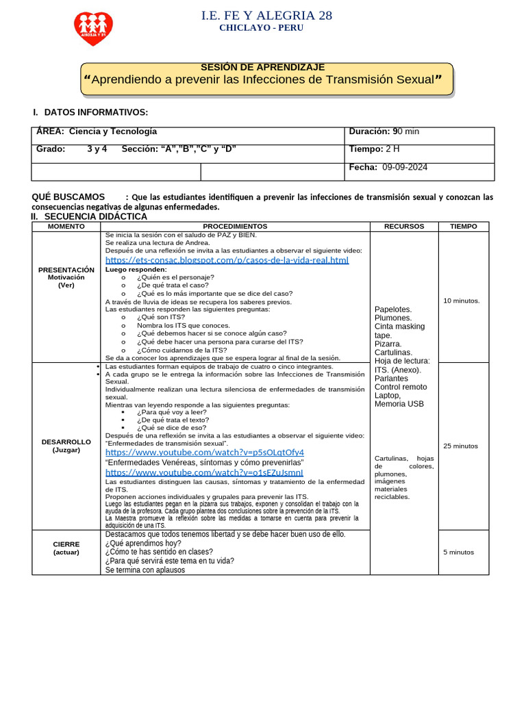 Actividad de Aprendizaje Identificando Las Ets - 09-09-24 | PDF