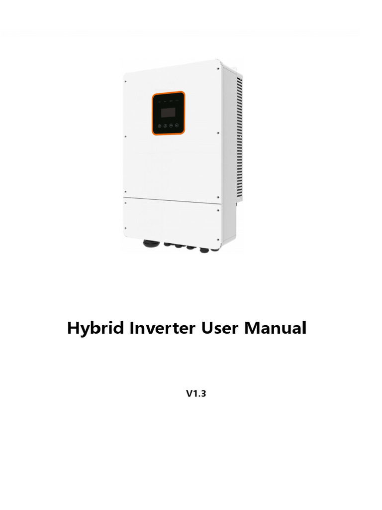 LNA Series Hybrid Inverter User Manual V1.4 | PDF