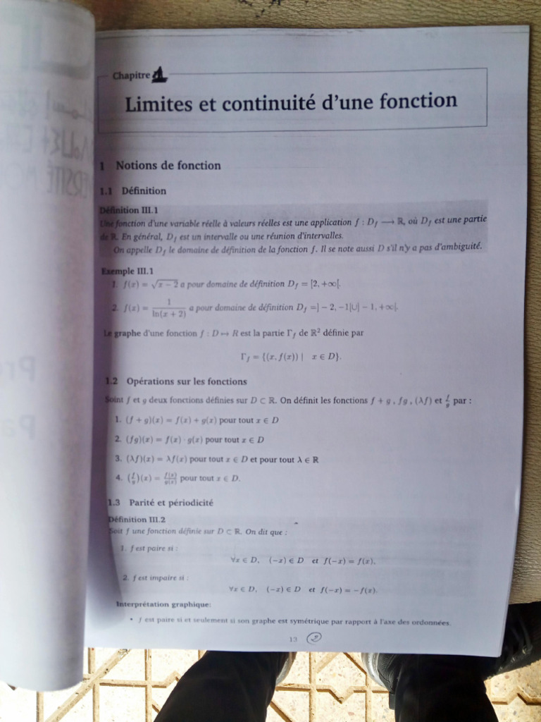 MATH Limite Et Continuité | PDF