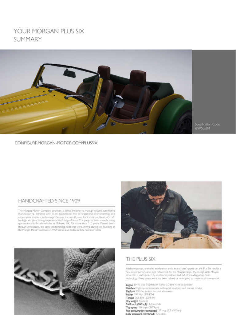 Morgan Plus Six | PDF