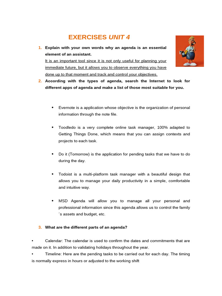 Exercises Unit 4 | PDF