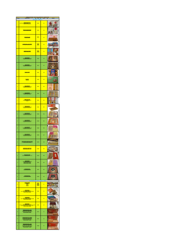 Kakada Ramprasad Fancy Box Hamper List For Brochure 2024 Edited Final | PDF