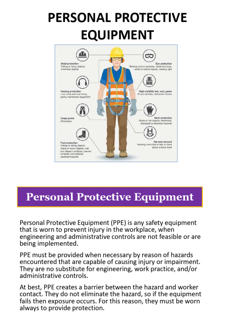 Personal Protective Equipment | PDF