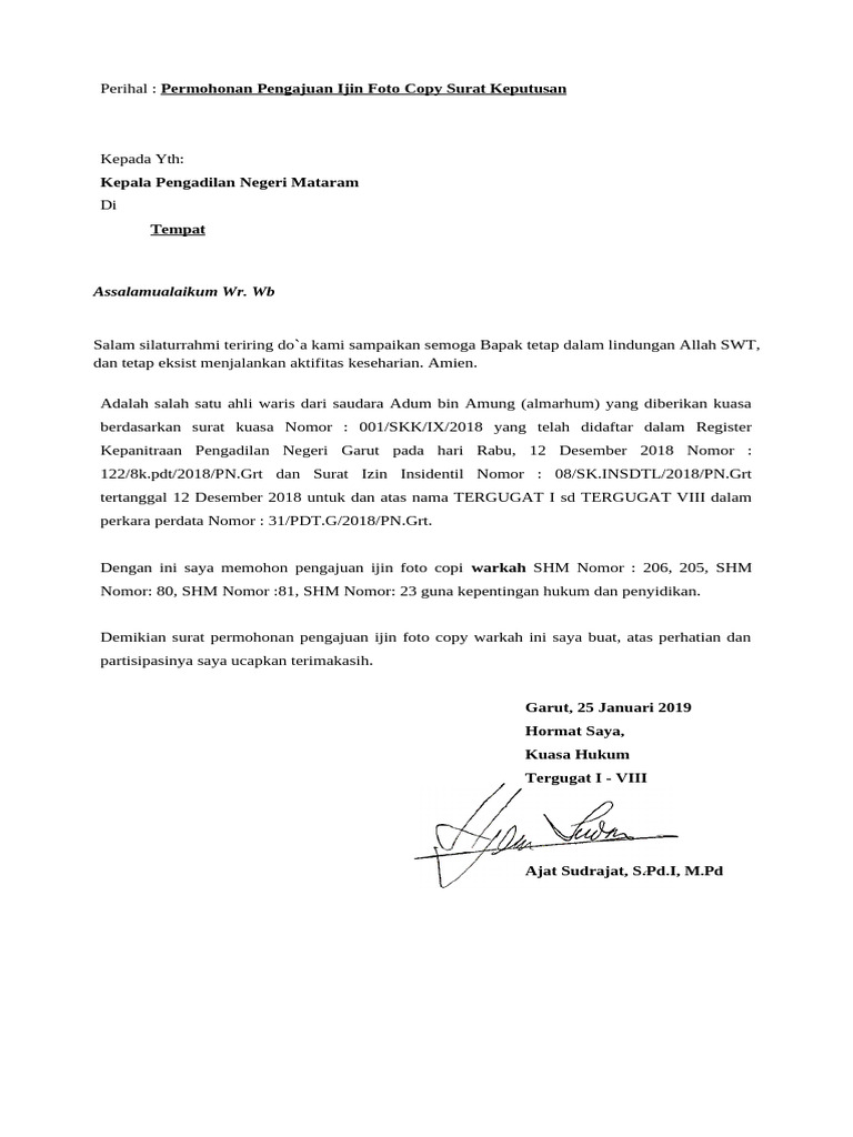 423654148-Surat-Warkah | PDF