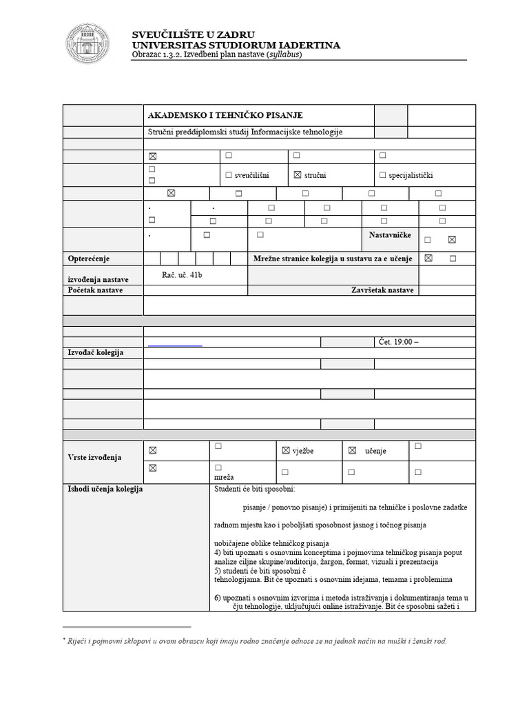 ATP Izvedbeni Plan 2023 - 2024 | PDF
