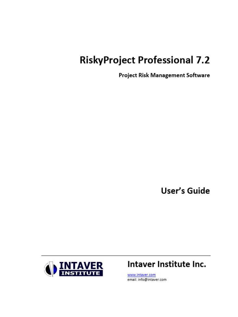 Risky Project User Guide | PDF