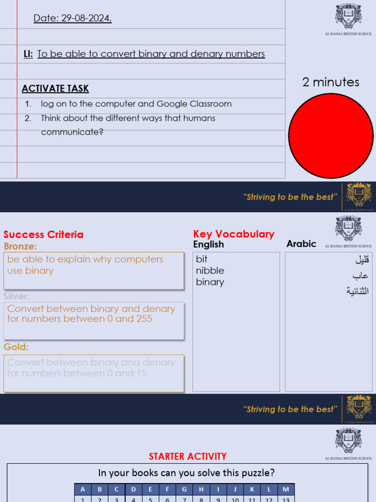 Intro To Binary | PDF
