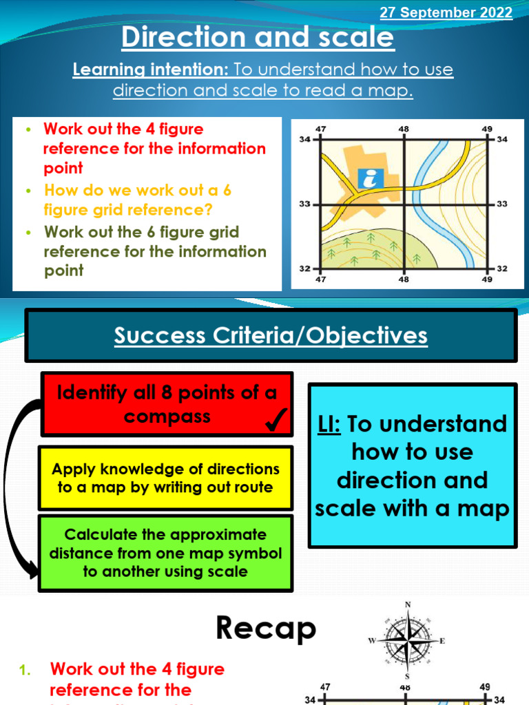 L4 - Direction & Scale | PDF | Map | Compass