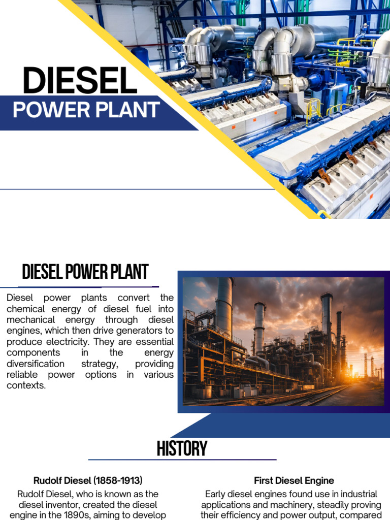 Diesel Power Plant | PDF
