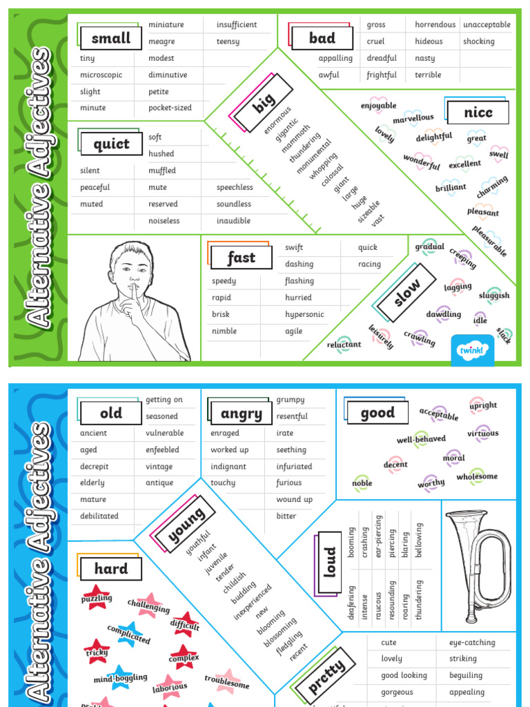 Alternative Adjectives | PDF