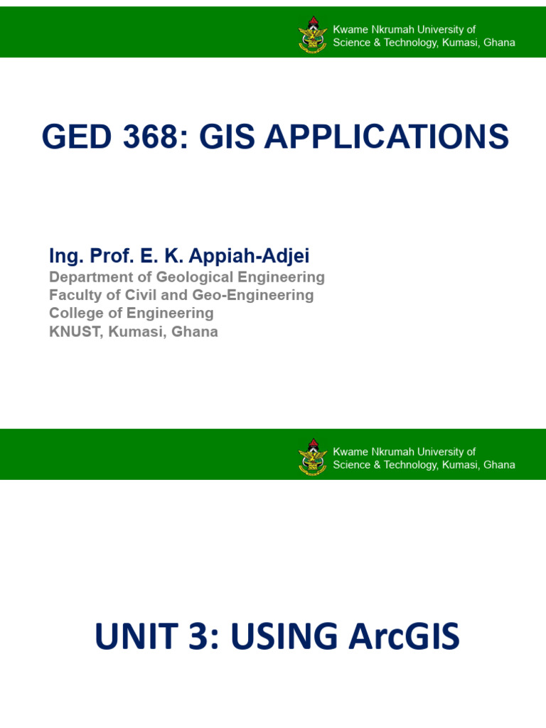 Ged 368 Lecture Slides 3 | PDF