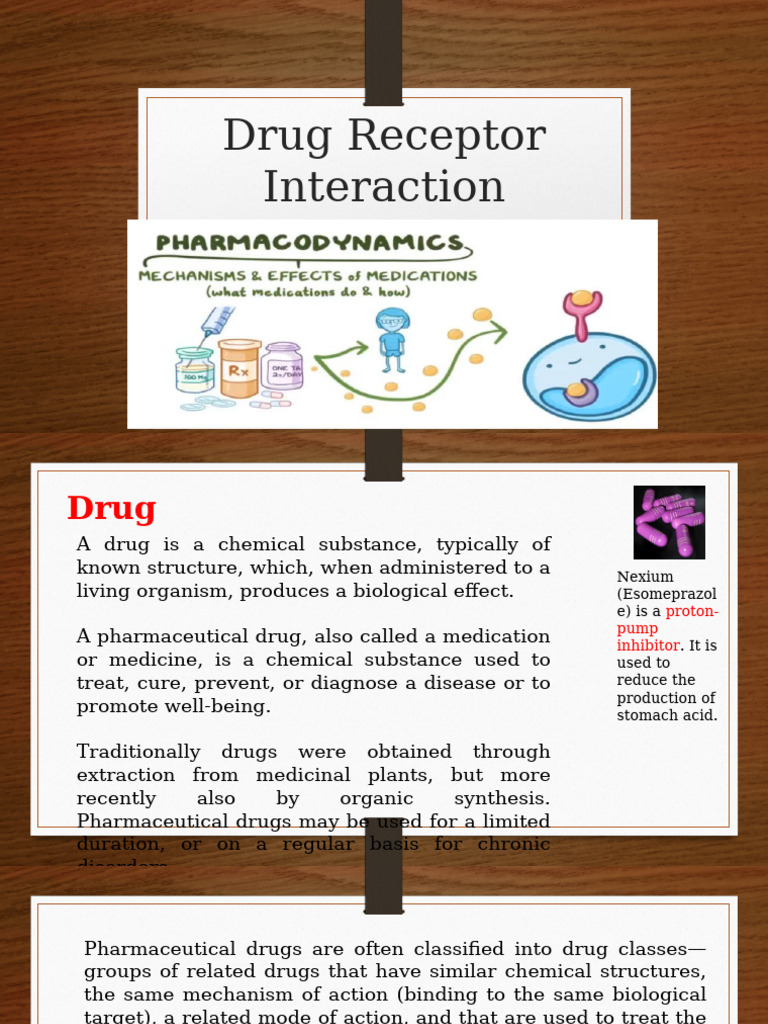 Drug Receptor Interaction | PDF