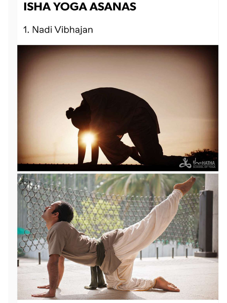 Isha Yogasana F1cc5ba480b12 | PDF