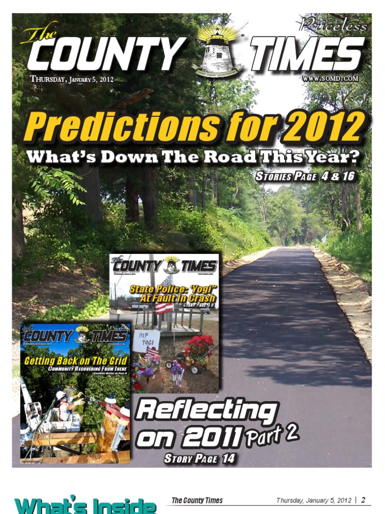 2012-01-05 The County Times | PDF | Fruit Preserves | Navies