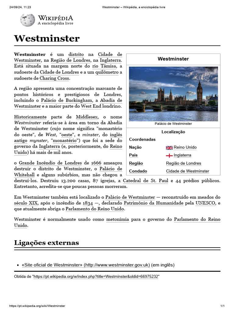 Westminster | PDF