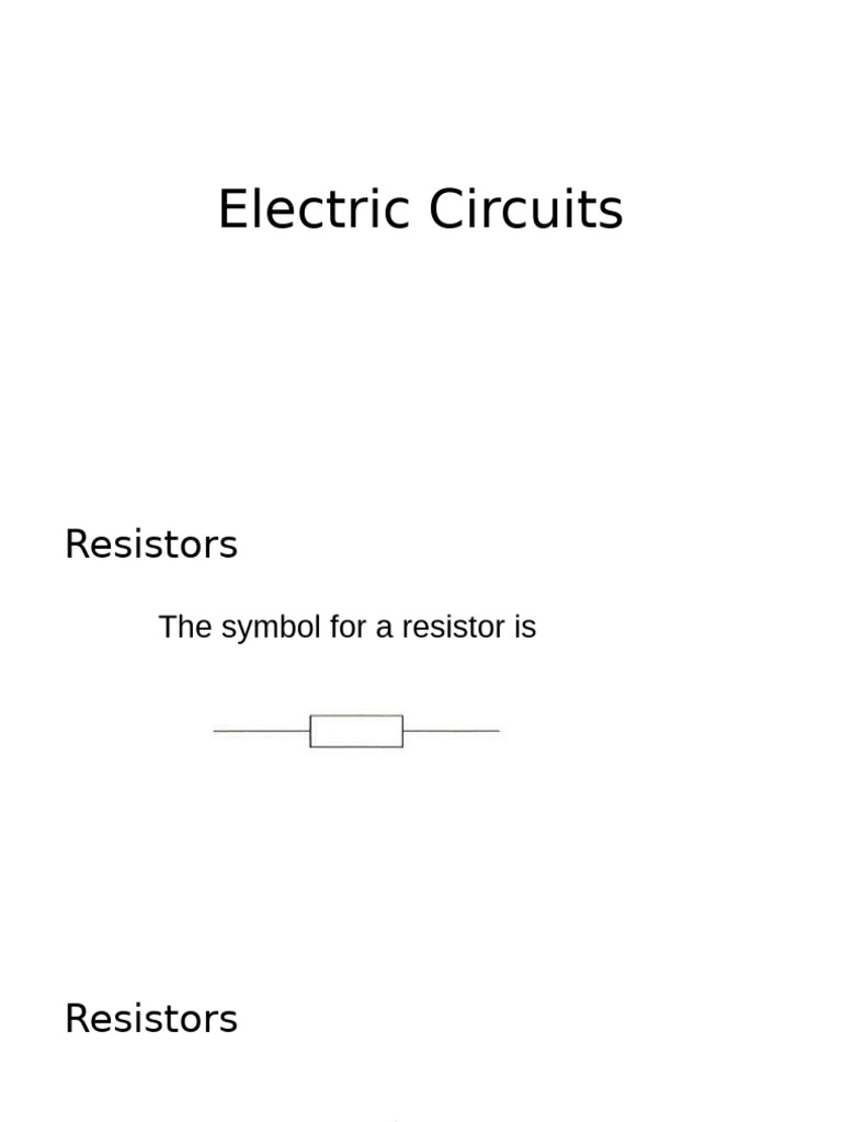 Electric Circuits | PDF
