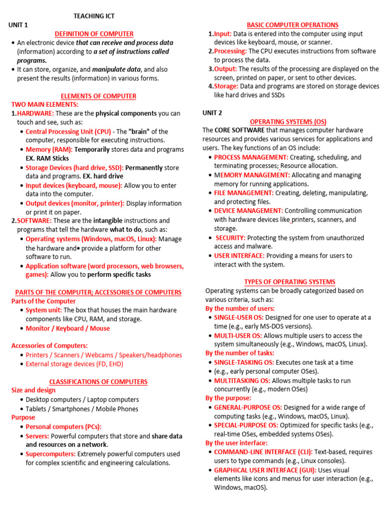 Midterm Rev - Ict Sir Aldrin | PDF