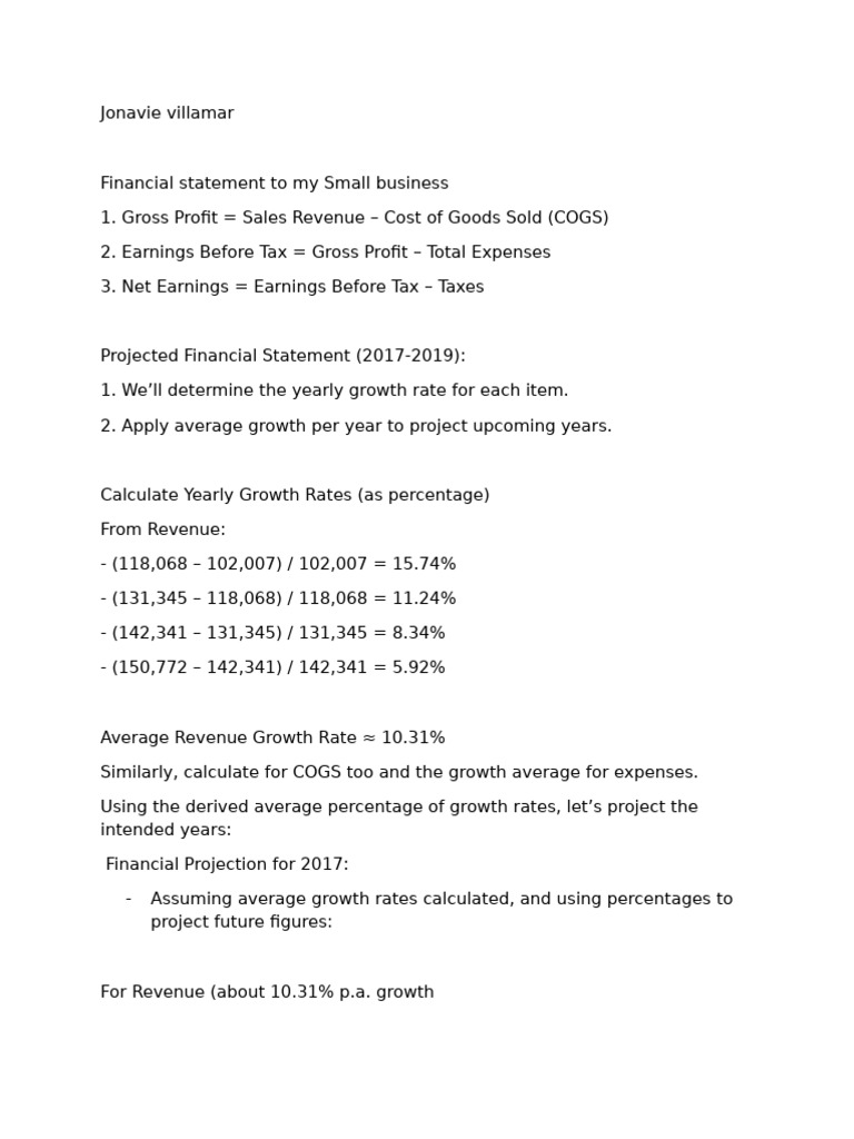Additional Activities in Emtech! Jhonavie | PDF | Revenue | Net Income