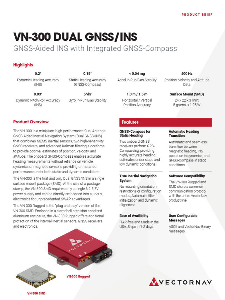 VN 300 Product Brief | PDF