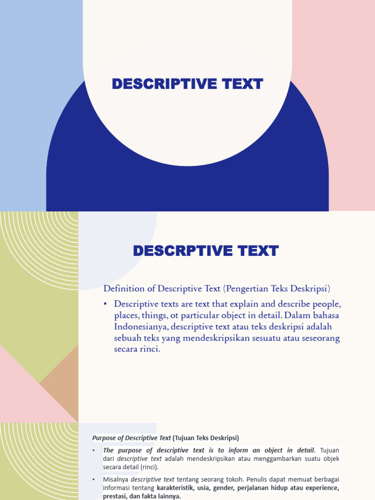 Descriptive Text | PDF