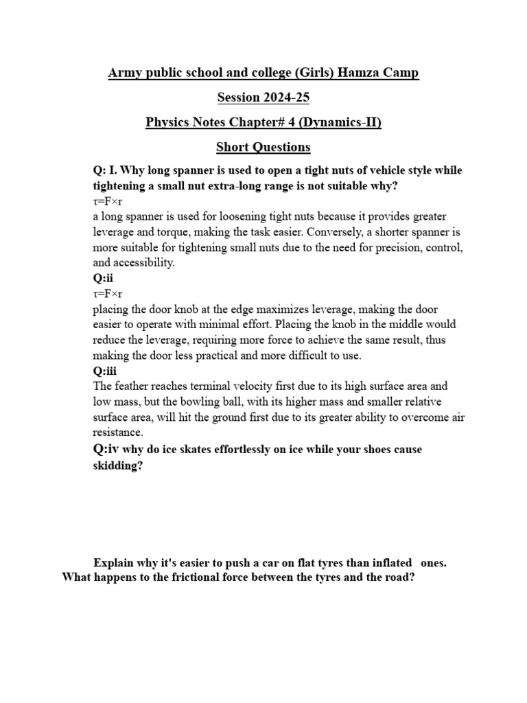 Chapter#4 Notes | PDF